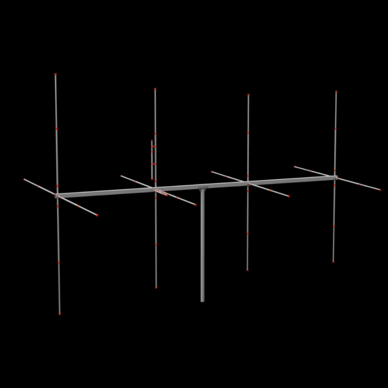 4+4 Cross Antenna | Jo Gunn Antenna Company LLC.