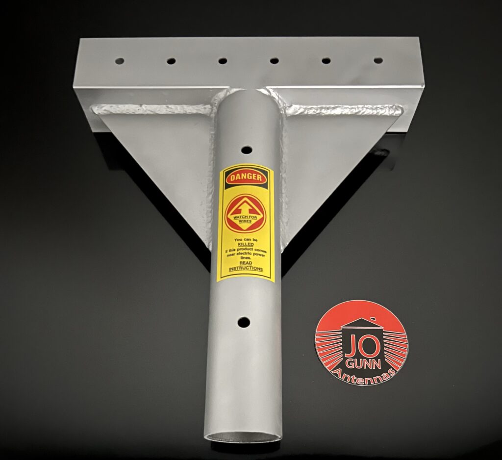 Straight T Bracket | Jo Gunn Antenna Company LLC.